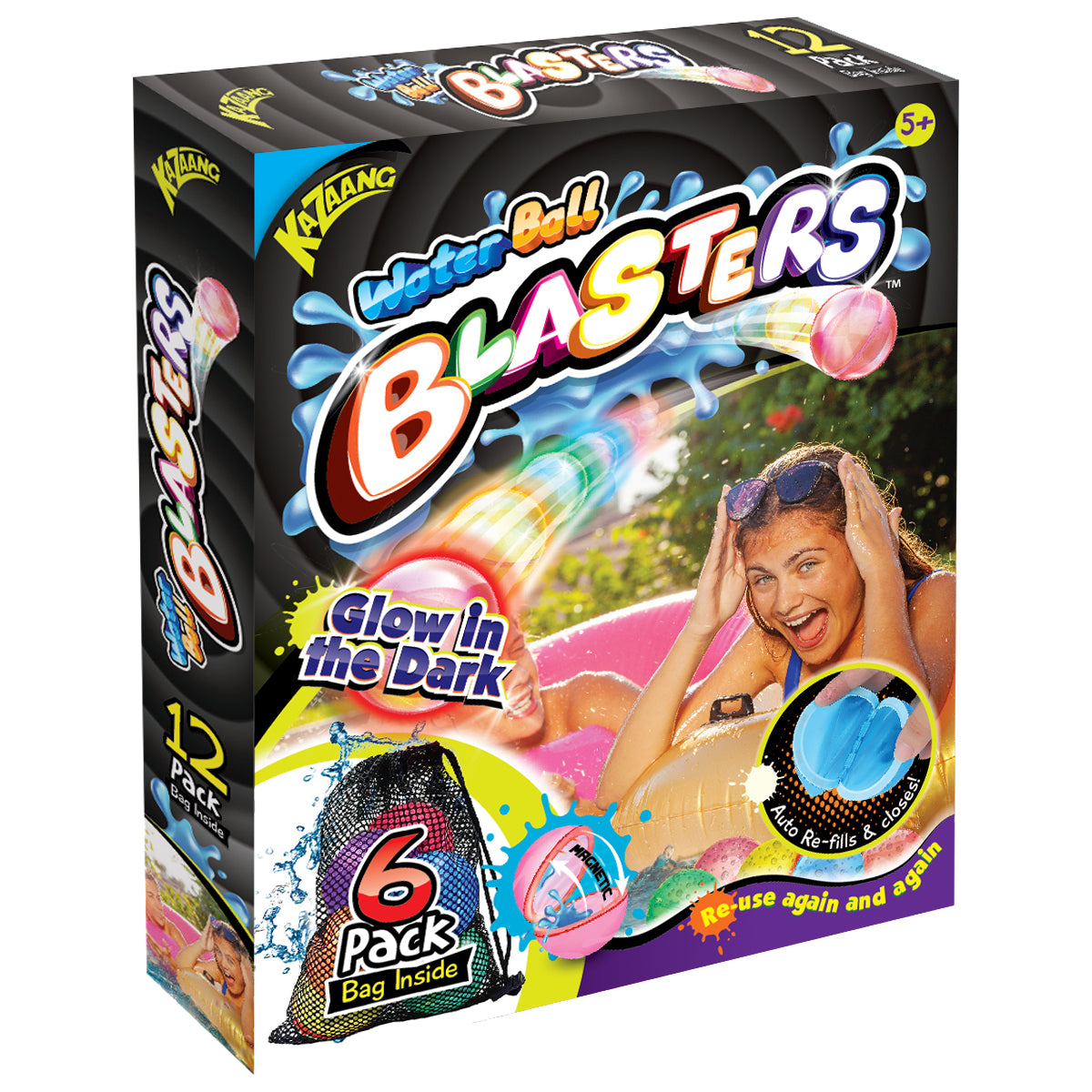 Water Ball Blasters Glow in the Dark Limited Edition 6 Pack – Kazaang